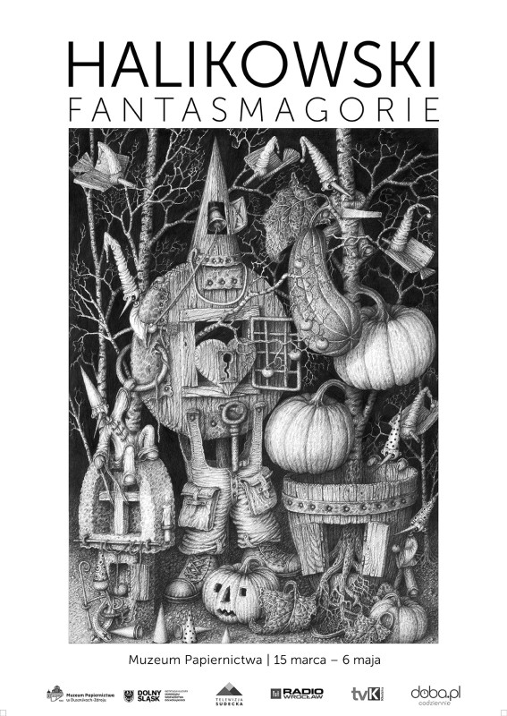 plakat wystawa Fantasmagorie Halikowski plakat A2+ web | Muzeum ...